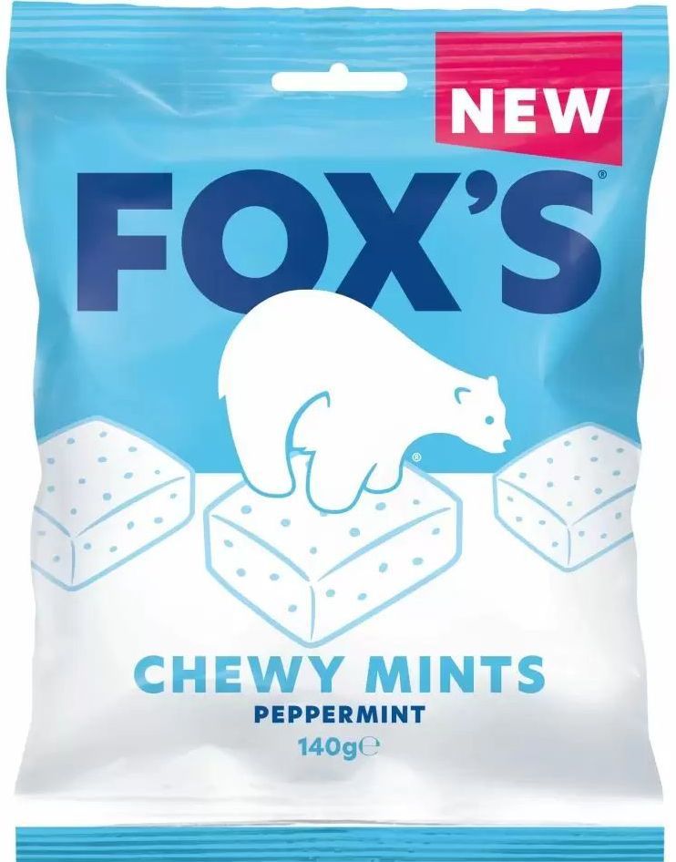 Fox's Chewy Mints - Sukkertøy med Mintsmak 140 gram - Se Alle Våre ...
