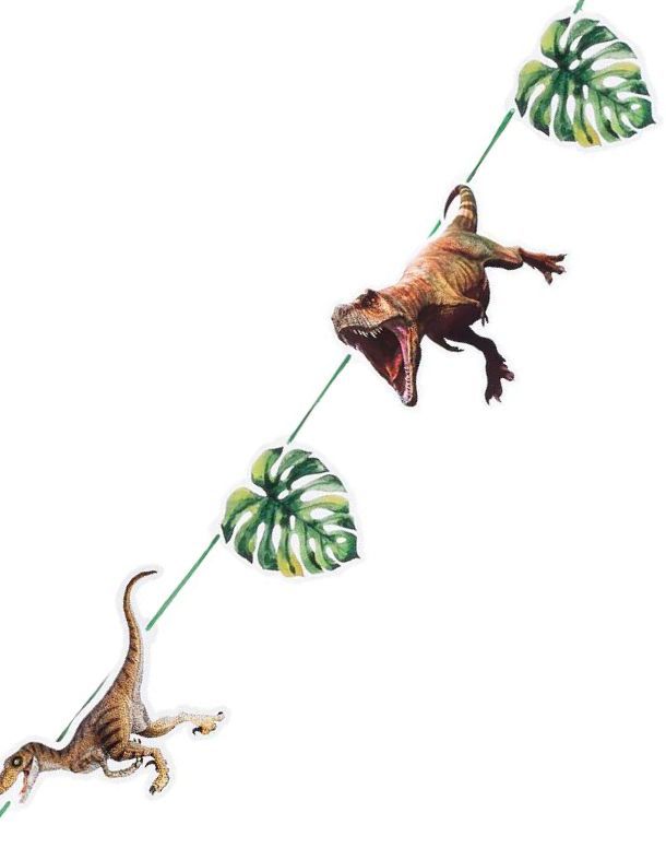 Jurassic T-Rex - Banner 3 Meter - Banner - Girlander, Vimpler og Banner ...