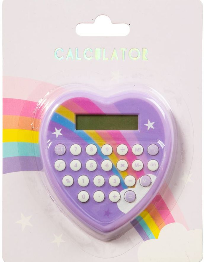 Mini Kalkulator med Hjerteform - Penal & Tegnesaker - Accessories ...