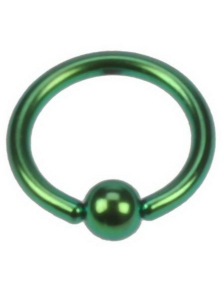 Metallic Grønn Ball Closure Ring Piercing og andre Ball Closure Rings