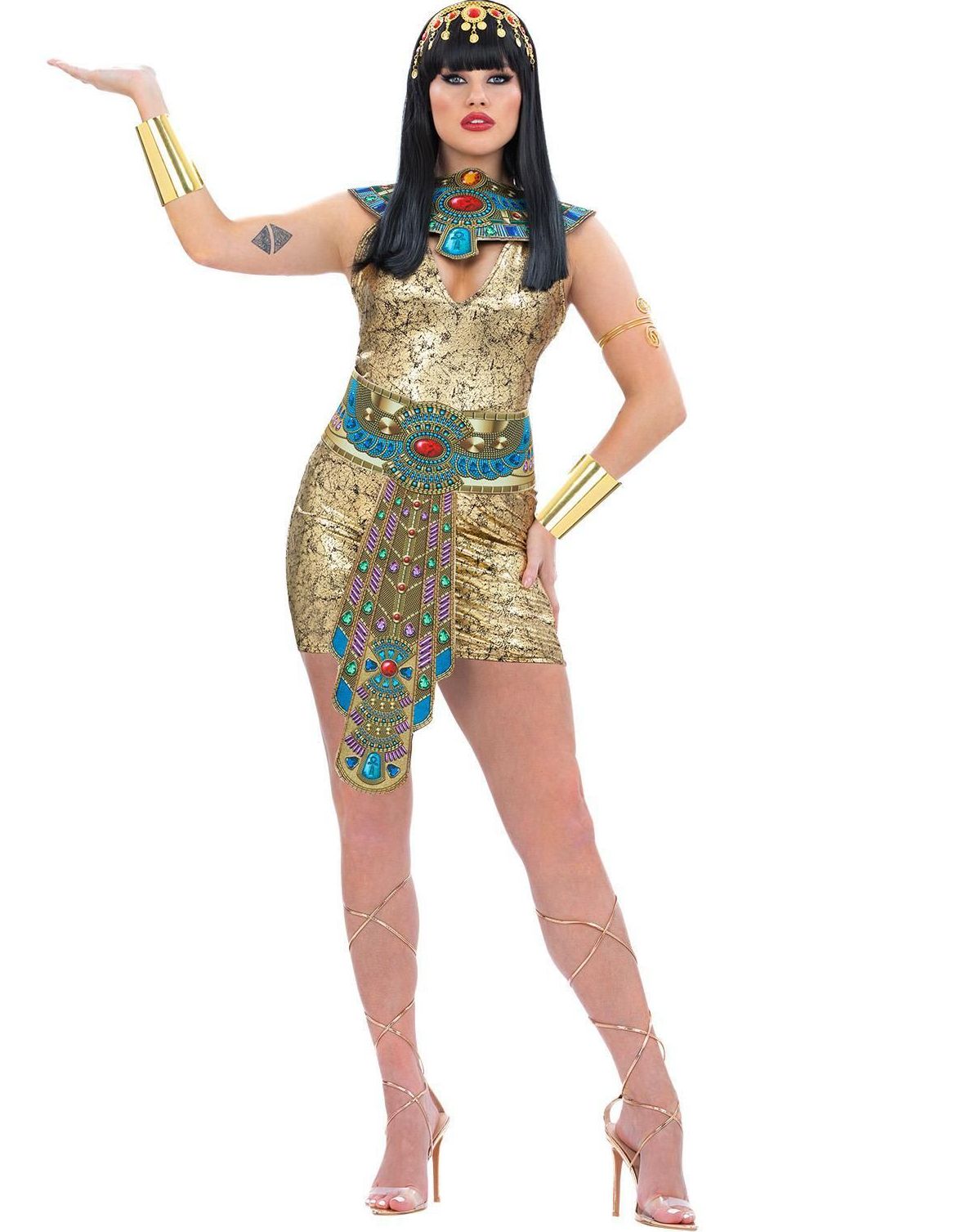 Egyptisk Dronning/Kleopatra Kostyme til Dame - Voksenkostymer ...