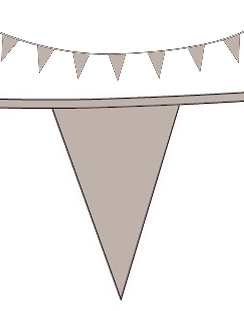 10 Meter Banner med Sølvfargede Vimpel Flagg - Vimpler / Flaggbanner ...