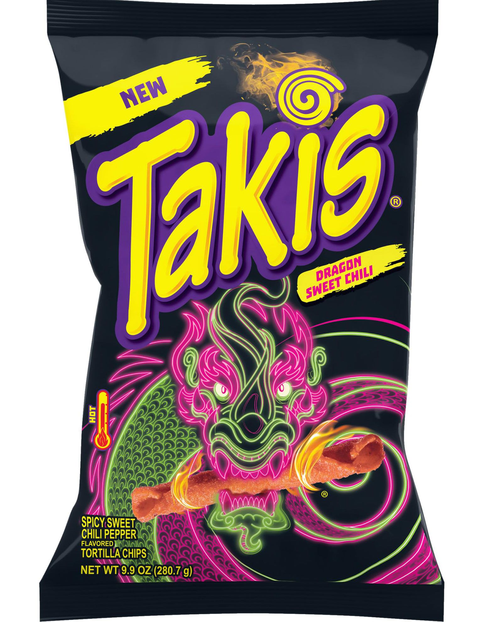 Takis Tortilla Chips - Dragon Sweet Chilli 100 gram (USA - Kjempesterk ...
