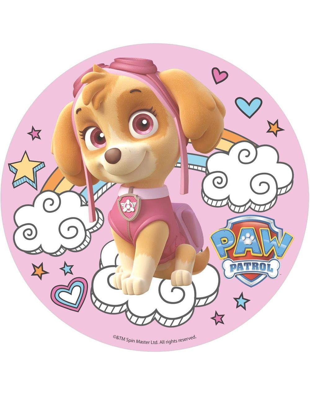 Kakebilde med Skye Paw Patrol Motiv - Spiselig Kakepynt - Kakepynt og ...