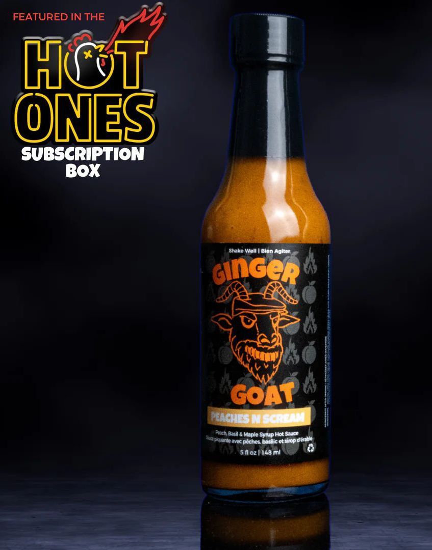 Ginger Goat Peaches n Scream - Peach Basil & Maple Syrup Hot Sauce ...