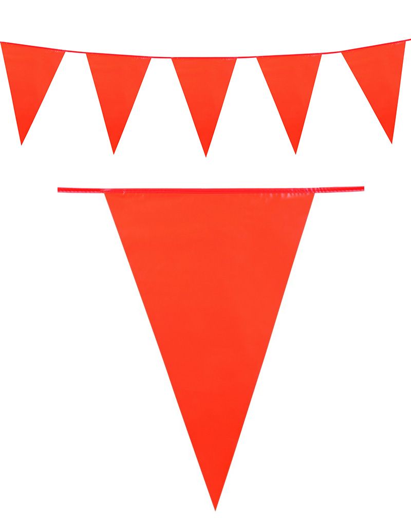 Orange Banner med Store Vimpel Flagg 10 meter - Vimpler / Flaggbanner ...