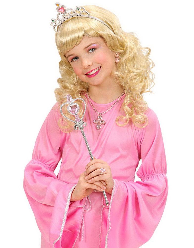 Prinsesse Tiara og Stav Dekorert med Stener - Til Voksen/Barn og andre ...