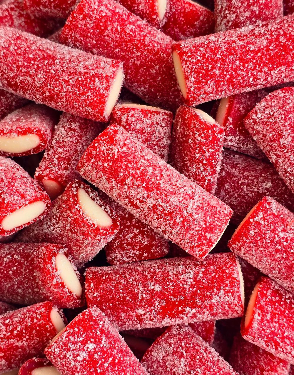 1 kg Vidal Sure Tykke Jordbær Lakrisstenger i Pose - Se Alle Våre ...