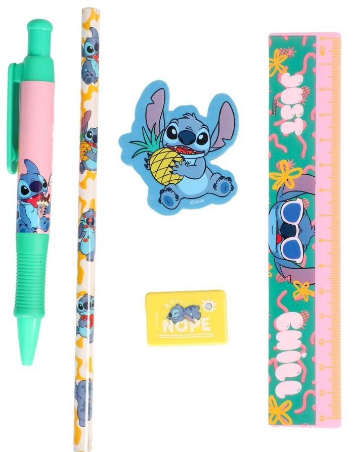 Skrivesett - Stitch - Penal & Tegnesaker - Accessories & Tilbehør - BARN