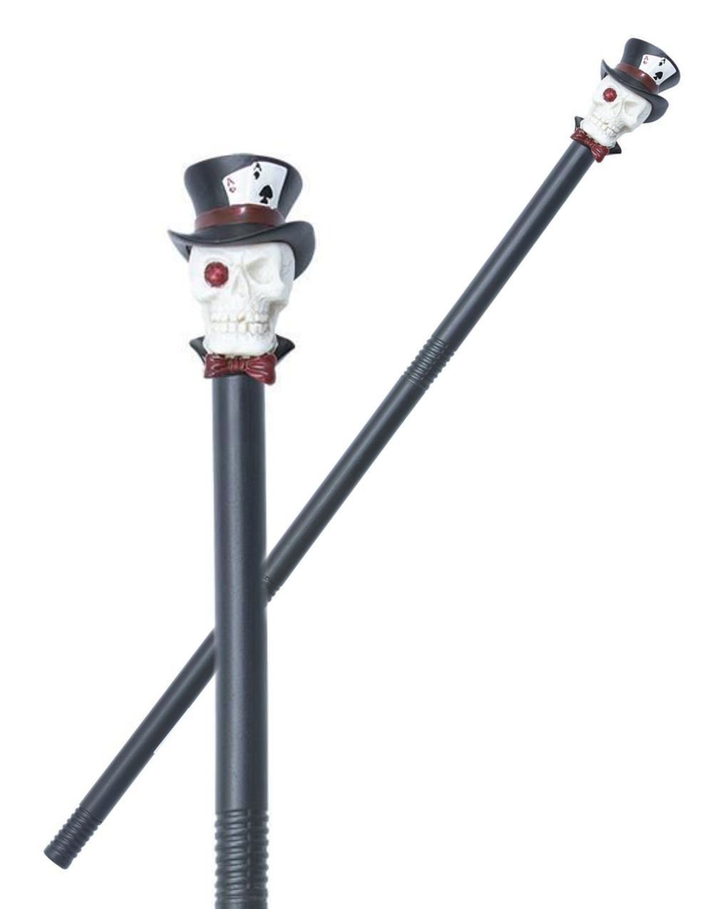 Voodoo Witch Doctor Cane - Stokk med Hodeskalle 88 cm - Pimper & Hallik ...