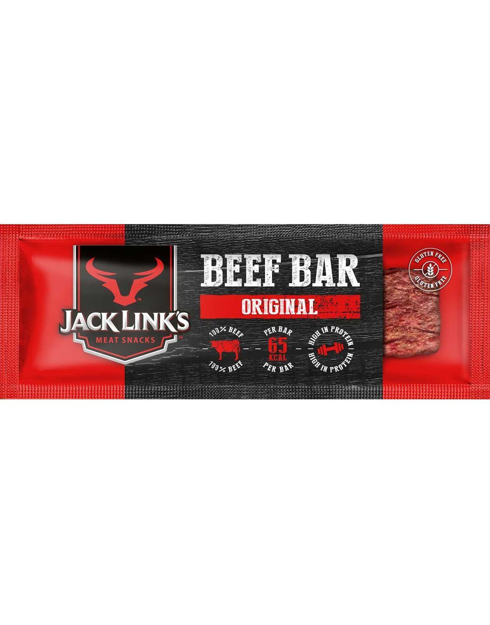 Jack Link's Meat Snacks Beef Jerky Bar Original 22,5 g - Se Alle Våre ...