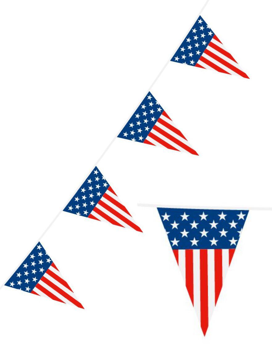 Amerikanske Flagg Vimpelbanner på 10 Meter - Vimpler / Flaggbanner ...