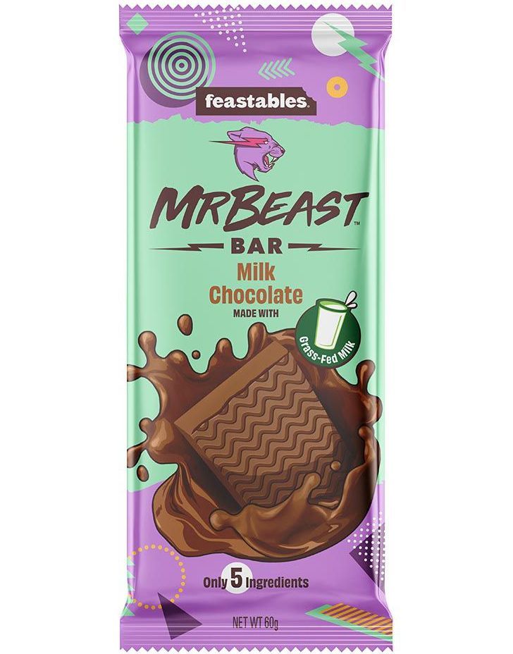 10 st Mr. Beast Bar Milk Chocolate 60 g (USA Import) - Hel Eske - Se ...