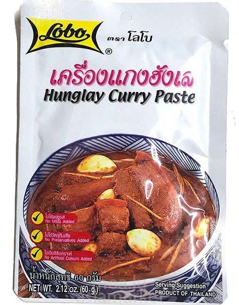 Lobo Hunglay Curry Paste 60 gram (Thailand) - Se Alle Våre Søtsaker ...