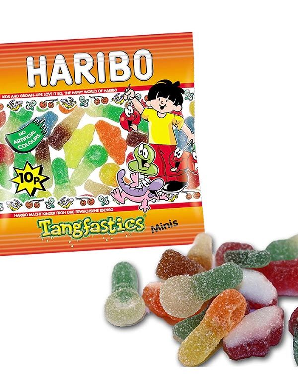 Haribo Tangfastics Minis 16 gram - Pinatafyll & Godteposefyll ...