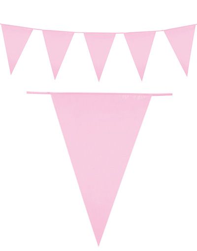 10 Meter Banner med Lys Rosa Vimpel Flagg - Vimpler / Flaggbanner ...