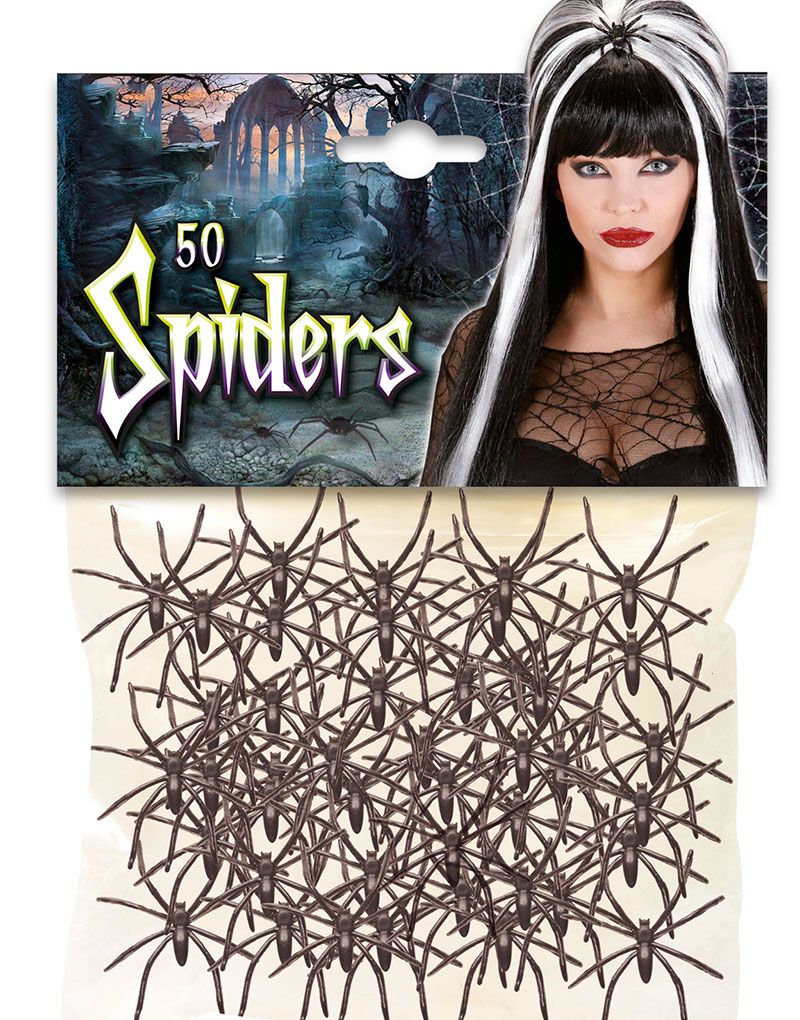 50 stk Edderkopper til Dekorasjon - Edderkopper, Mus & Insekter ...