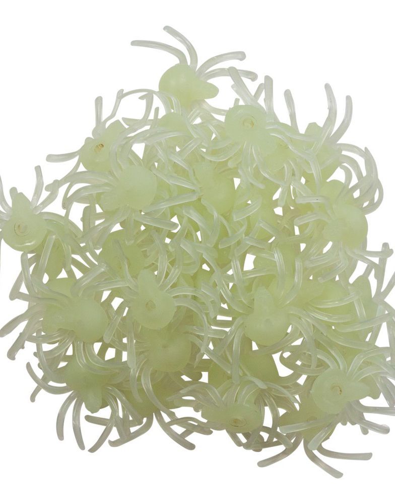 50 stk Små Edderkopper - Lyser i mørket! - Edderkopper, Mus & Insekter ...