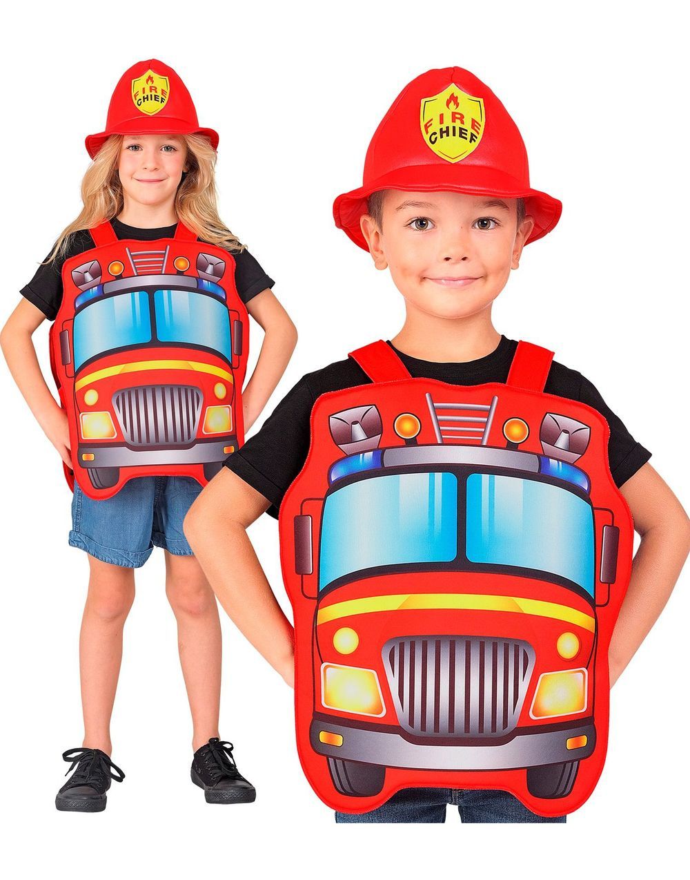 Brannmann - Kostyme til Barn 3-5 År - Brannmann - Kostymer etter Tema - Kostymer - KARNEVAL
