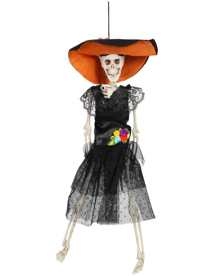 Senorita Hengende Skjelett 40 cm - Hodeskaller og Skjelett - Figurer og ...