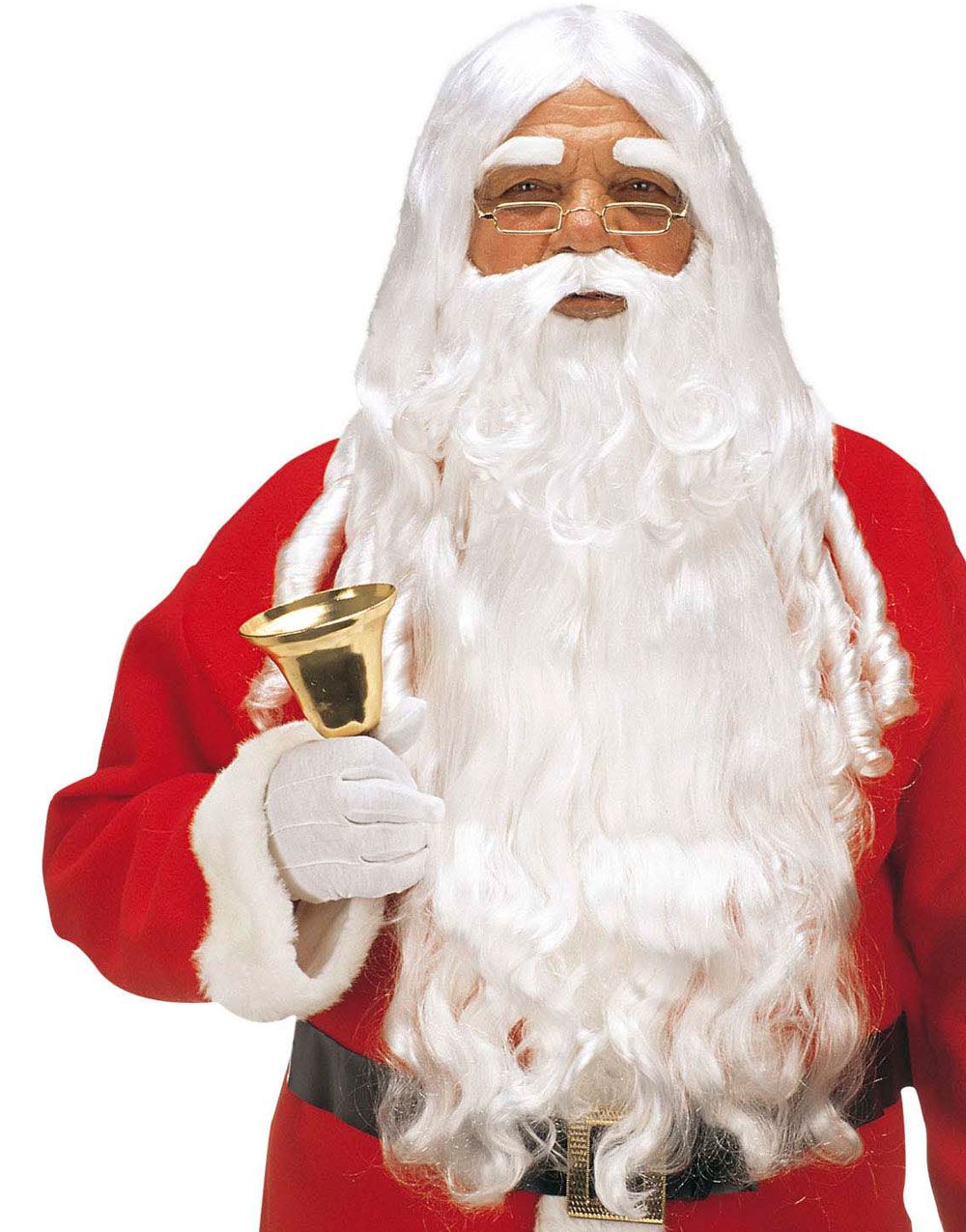 Langt Nisse Hår 4 Deler - Hvit og andre Karneval & Party Parykker