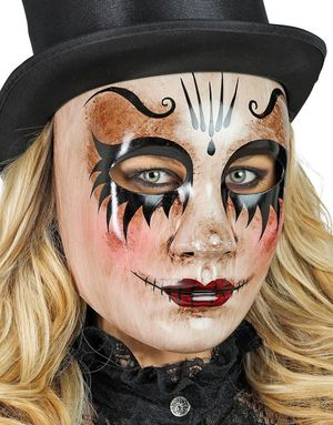 Commedia dell'Arte - Skummel Kvinne Maske - Klovner - Kostymer etter ...