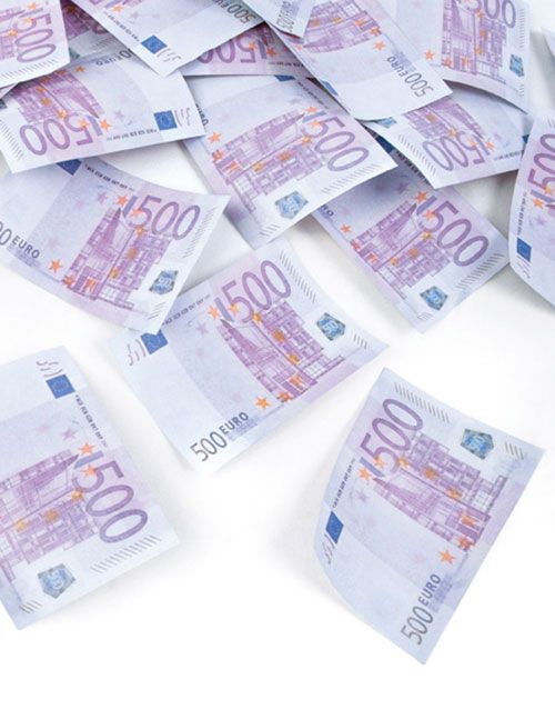 500 Euro Lapper - Konfettikanon 60 cm - Konfettikanoner - Konfetti ...