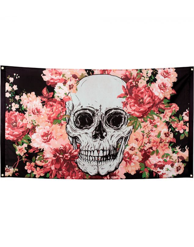 Stort Day of the Dead Flagg/Banner 90x150 cm - Banner - Girlander ...