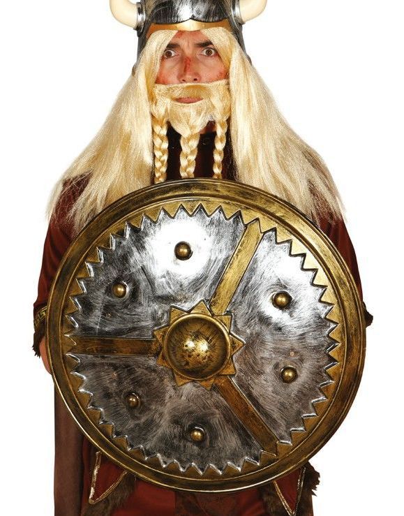 Stort Rundt Vikingskjold 61 cm - Skjold - Våpen og Håndjern - Tilbehør og Diverse - KARNEVAL