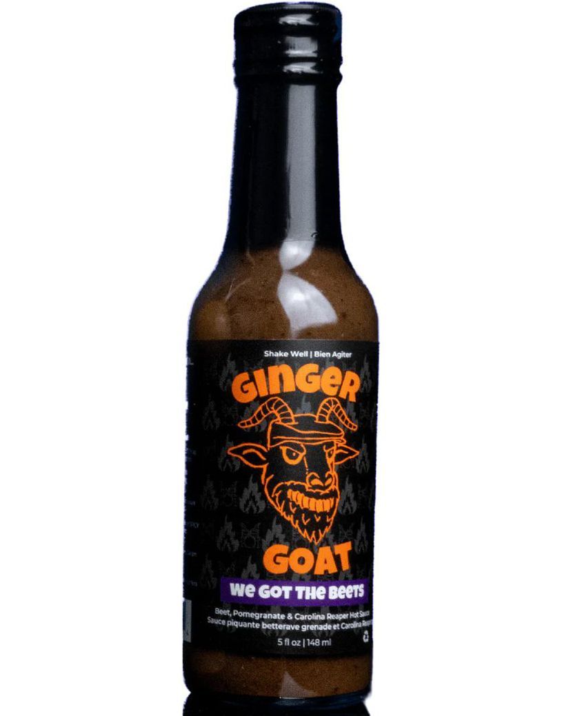 Ginger Goat We Got The Beets Hot Sauce - Beet Pomegranate & Carolina ...