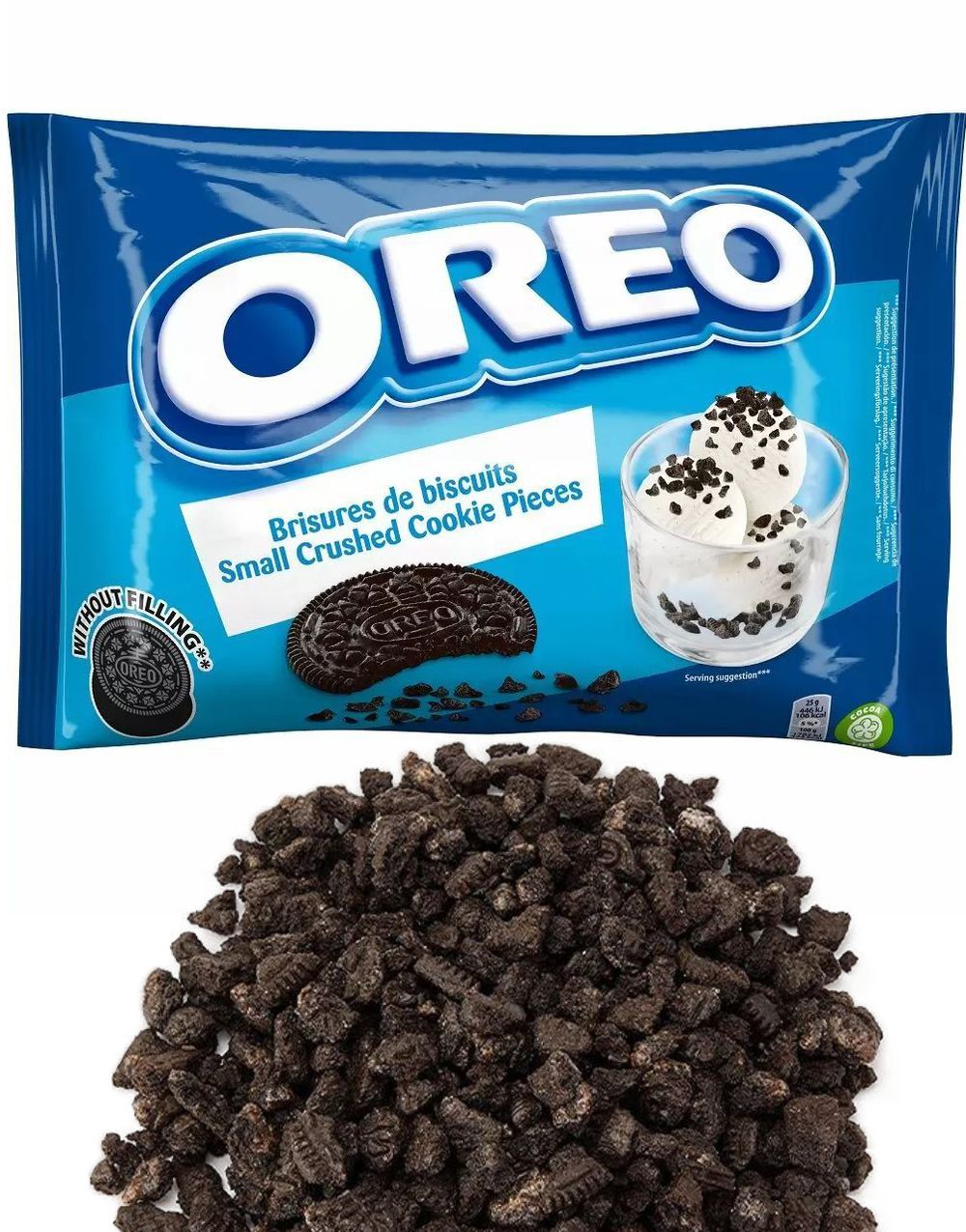 Oreo Crushed Cookie Crumbs - Pose med Knuste Oreobiter 400 gram - Se ...