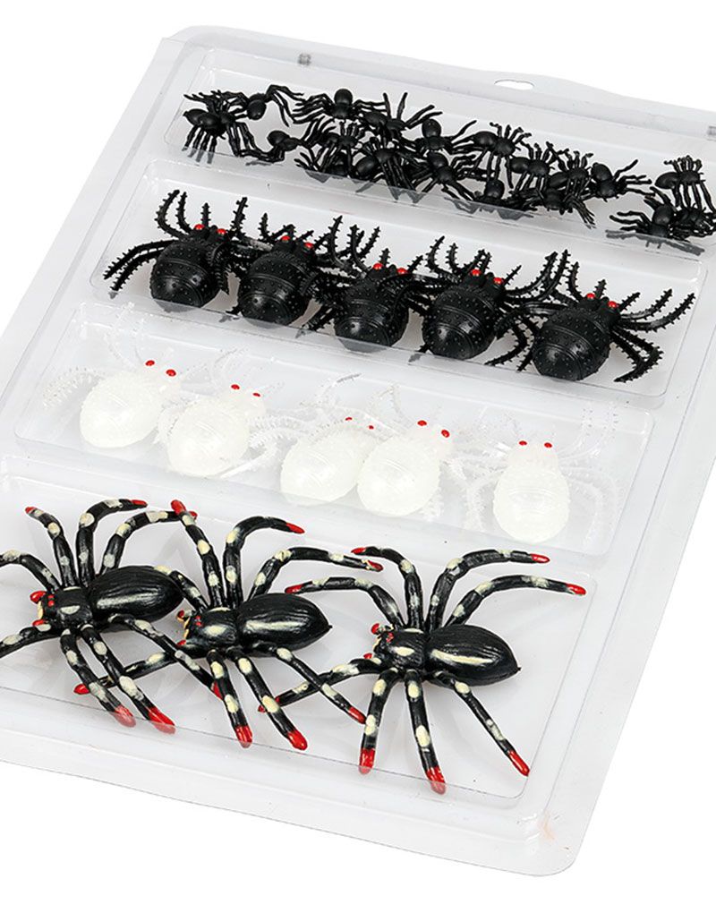 33 stk Edderkopper i Forskjellige Størrelser og Fasonger - Edderkopper ...