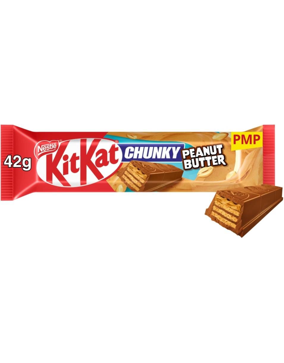 KitKat Chunky Peanut Butter Sjokolade 42 gram - Se Alle Våre Søtsaker ...
