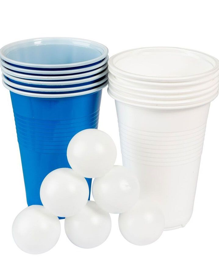 Oktoberfest Beer Pong Sett med 6 Baller og 12 Kopper - Oktoberfest ...