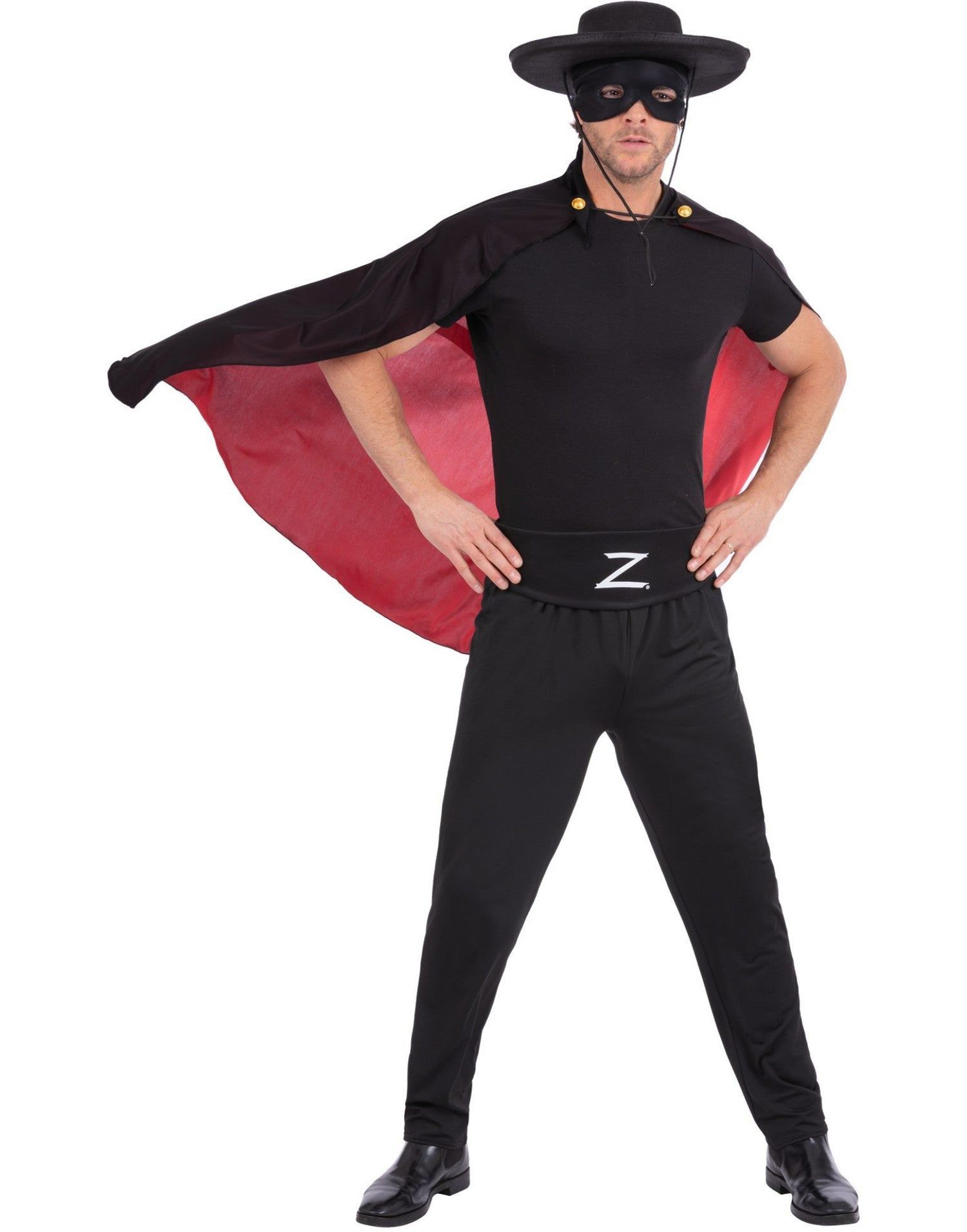 Zorro Kostymesett til Voksen 4 Deler - Andre - Andre Temaer - Kostymer ...