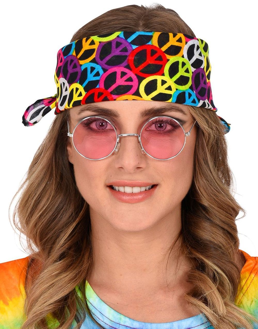 Bandana med Peace Symboler - 60/70 Tallet - Kostymer etter Tema ...