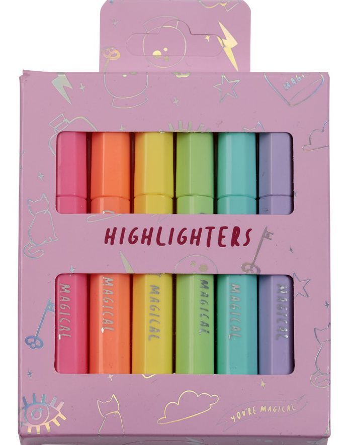 6 stk Fargerike Markørpenner - Penal & Tegnesaker - Accessories ...