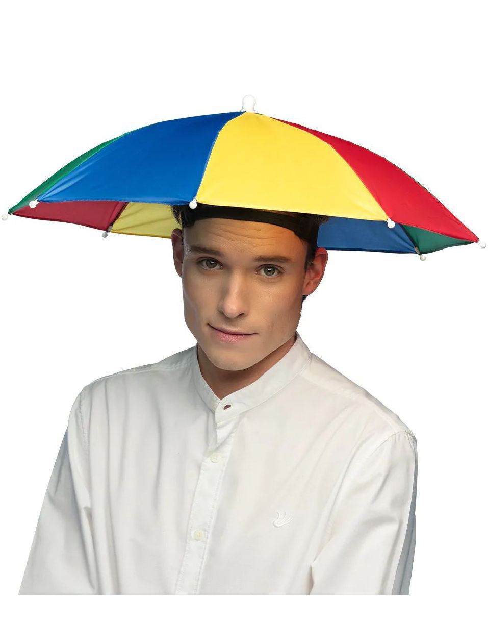 Fargerik Paraply Hatt - Diverse Hodeplagg - Hodeplagg - KARNEVAL