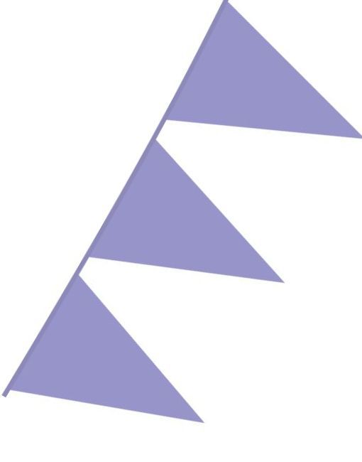 10 Meter Banner med Store Lilla Vimpel Flagg - Vimpler / Flaggbanner ...