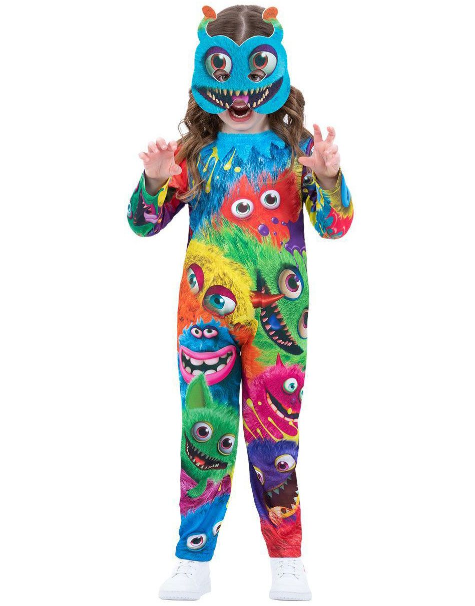 Fargerikt Monster Party Kostyme til Barn - Monster - Kostymer etter ...