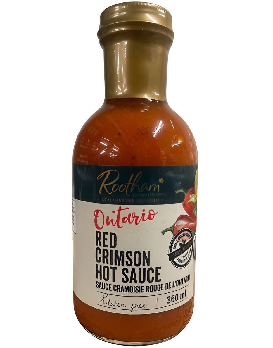 Rootham's Gourmet Ontario Red Crimson Hot Sauce - Medium Sterk, Søtlig ...