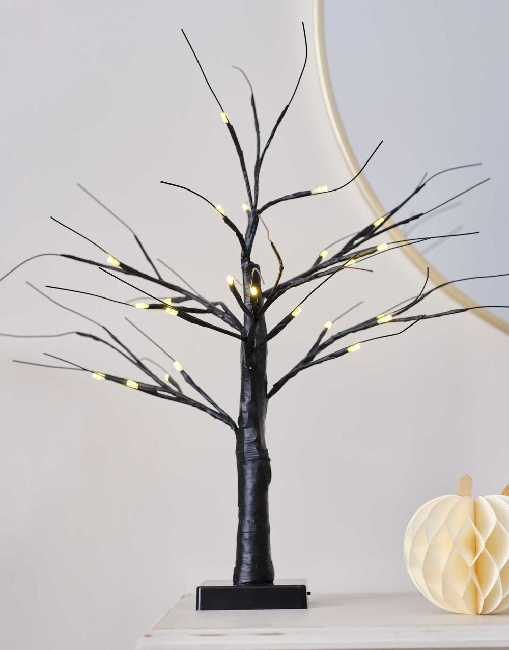 Light Up Svart LED-lys Tre Dekorasjon 40 cm - Annen Bordpynt - Bordpynt ...