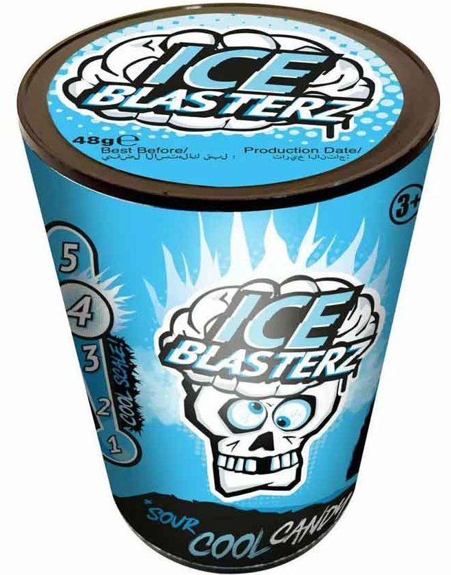 Ice Blasterz - Sukkertøy med Forskjellige Sure og Isende Smaker 48 gram ...