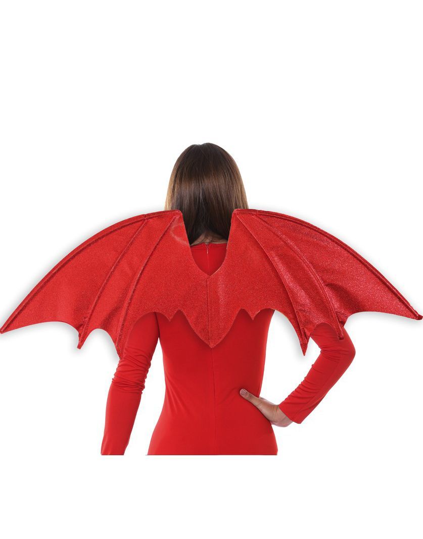 Glitrende Røde Vinger 91x37cm - Drager - Dyrekostymer - Kostymer etter ...