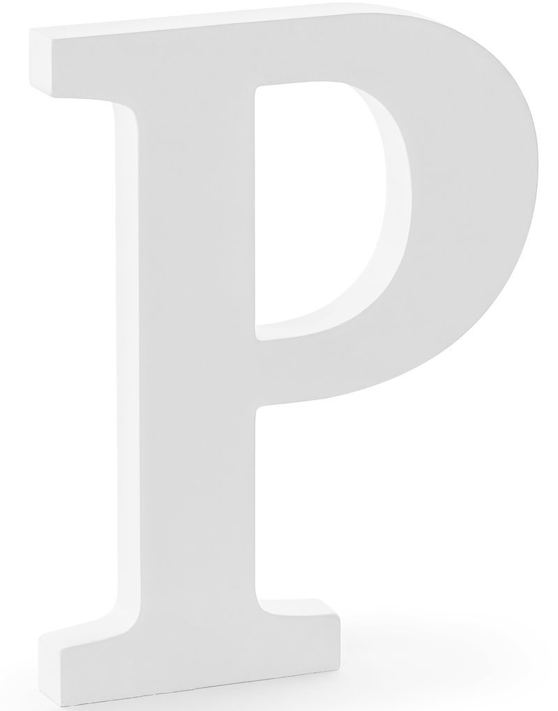VELG BLANT 24 Bokstaver - Hvit Bokstav i Tre - Høyde 20 cm - Annen Bordpynt - Bordpynt ...