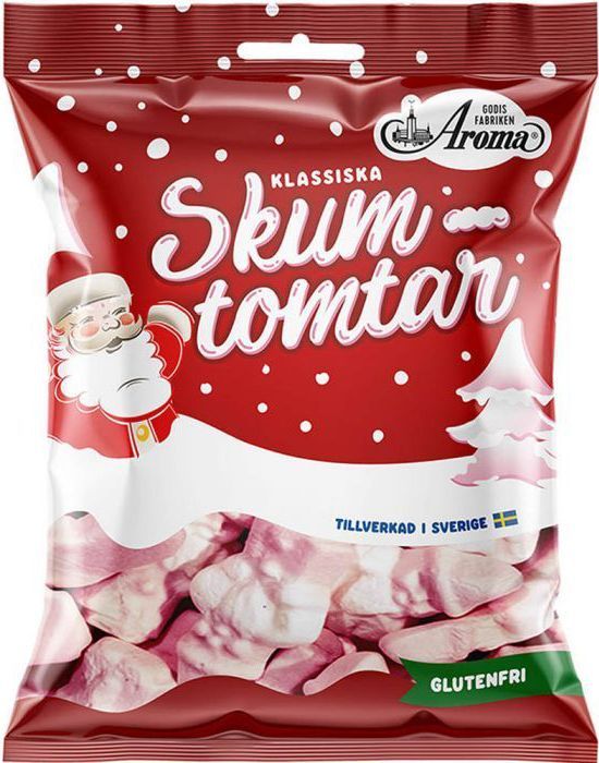 Pose med Skumnisser/Juleskum 90 gram - Se Alle Våre Søtsaker - Søtsaker ...