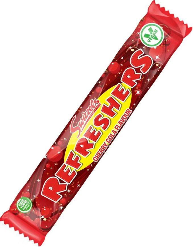 Swizzels Refreshers Chew Bar med Kirsebær og Colasmak - Se Alle Våre ...
