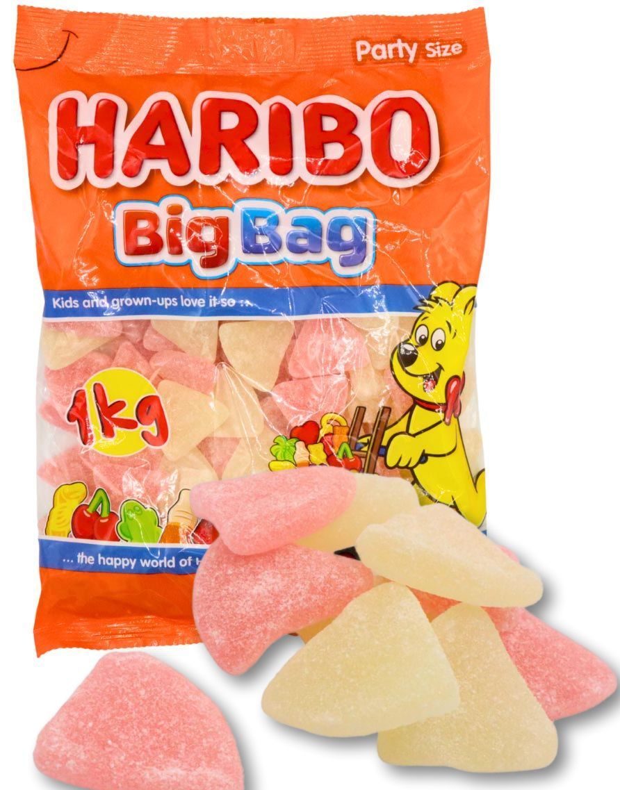 1 kg Haribo Grapefruit Big Bag - Stor Pose med Haribo Grapefrukt - Se ...