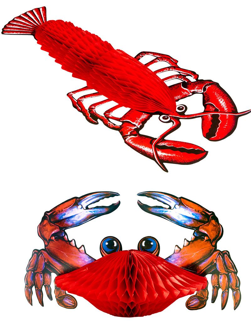 Hummer og Krabbe - 2 stk Honeycomb - Honeycombs - Honeycombs, Lanterner ...