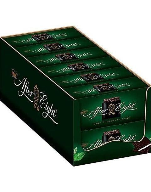 12 stk After Eight / Mørk Sjokolade med Peppermynte Fyll 200 gram - Hel ...